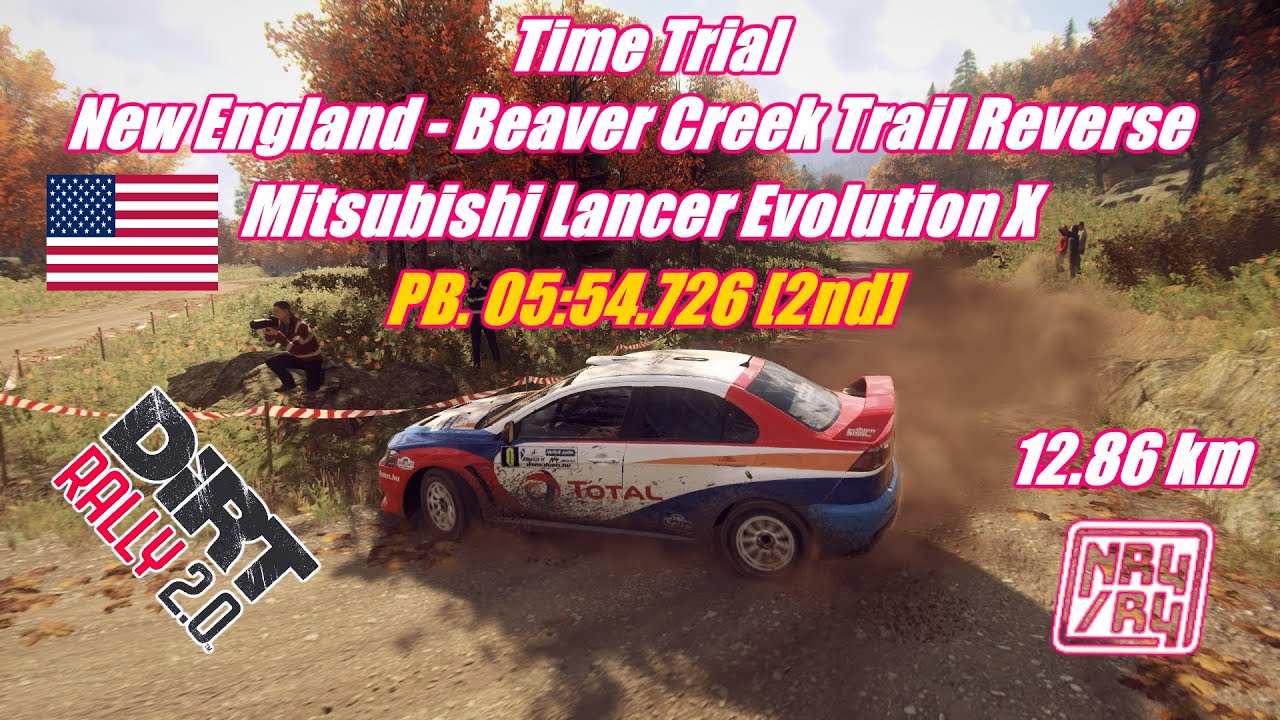 Dirt Rally 2.0 | USA - Beaver Creek Trail Reverse | Mitsubishi Lancer ...