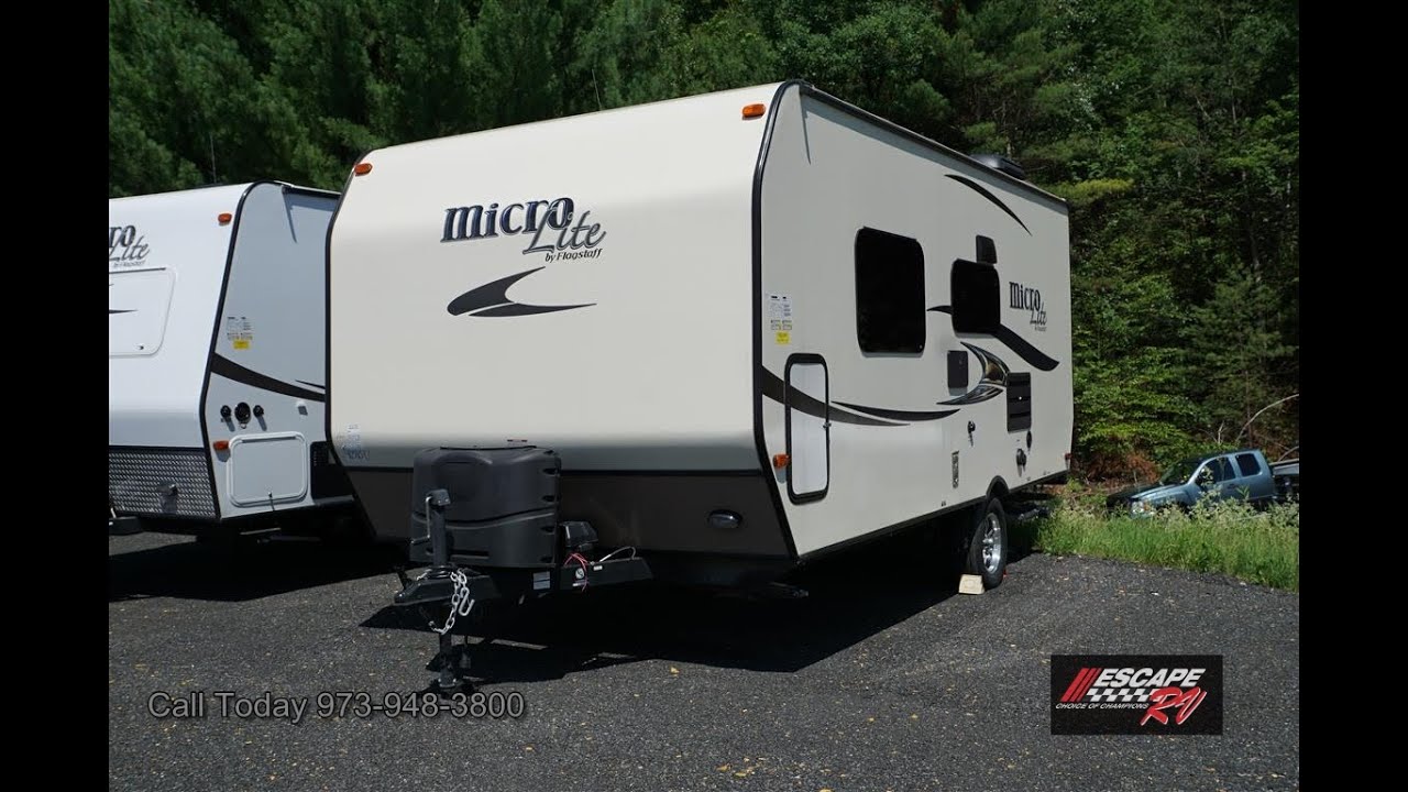 2015 Flagstaff FLT19FD Micro Lite Escape RV New Jersey - YouTube