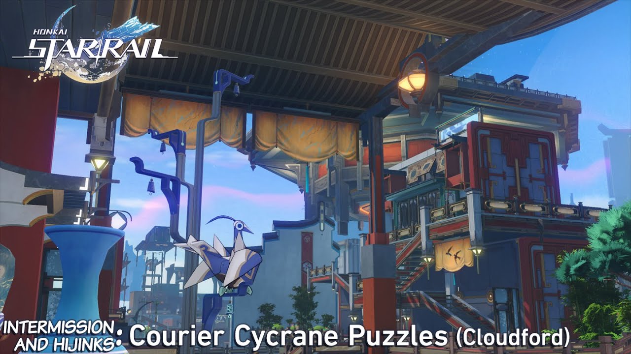 Star Rail - Intrigues: Courier Cycrane Puzzles (Cloudford) - YouTube
