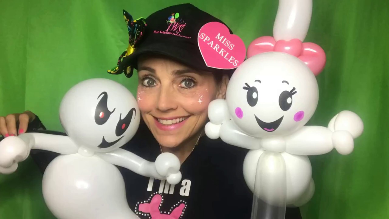 Pre-Printed Ghost Face Balloons! Ghost Balloon Tutorials! - YouTube