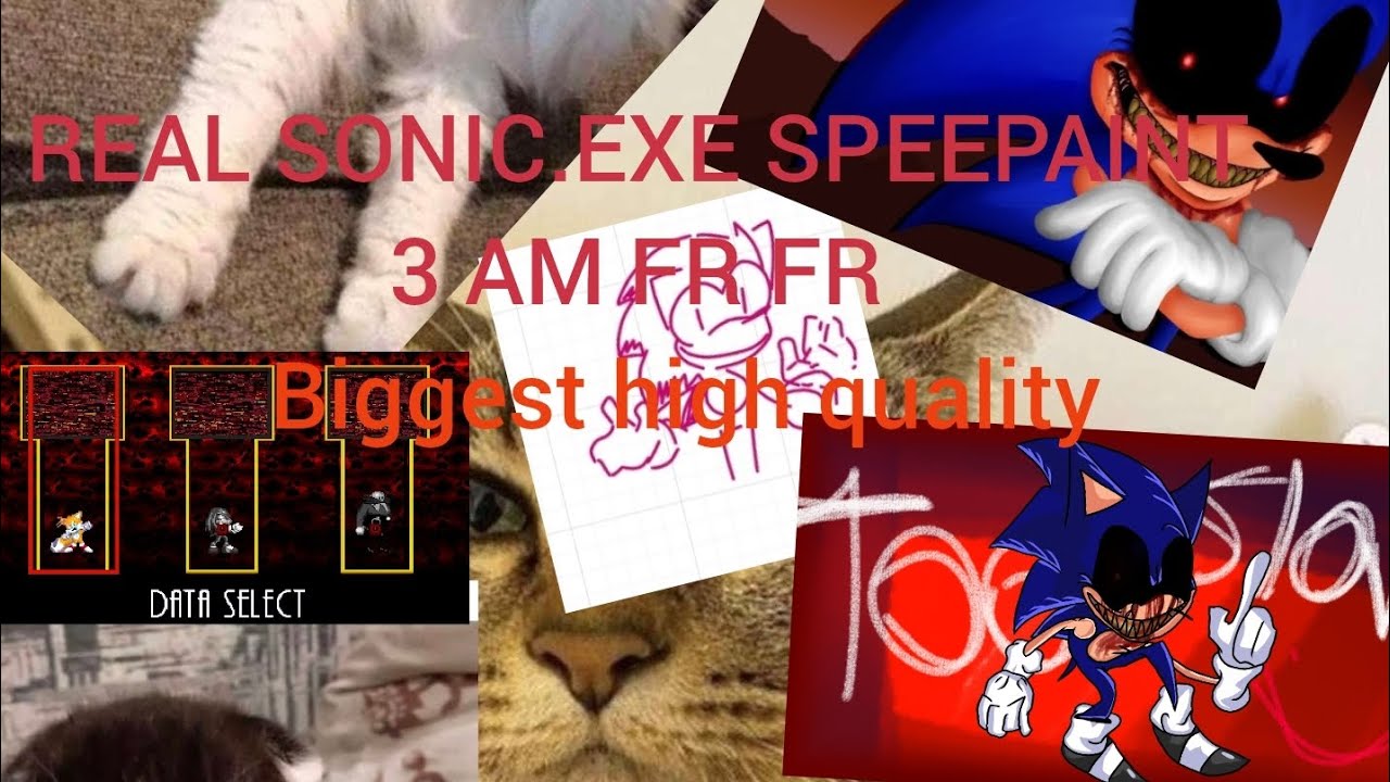 2011 Sonic.exe speedpaint fr fr - YouTube