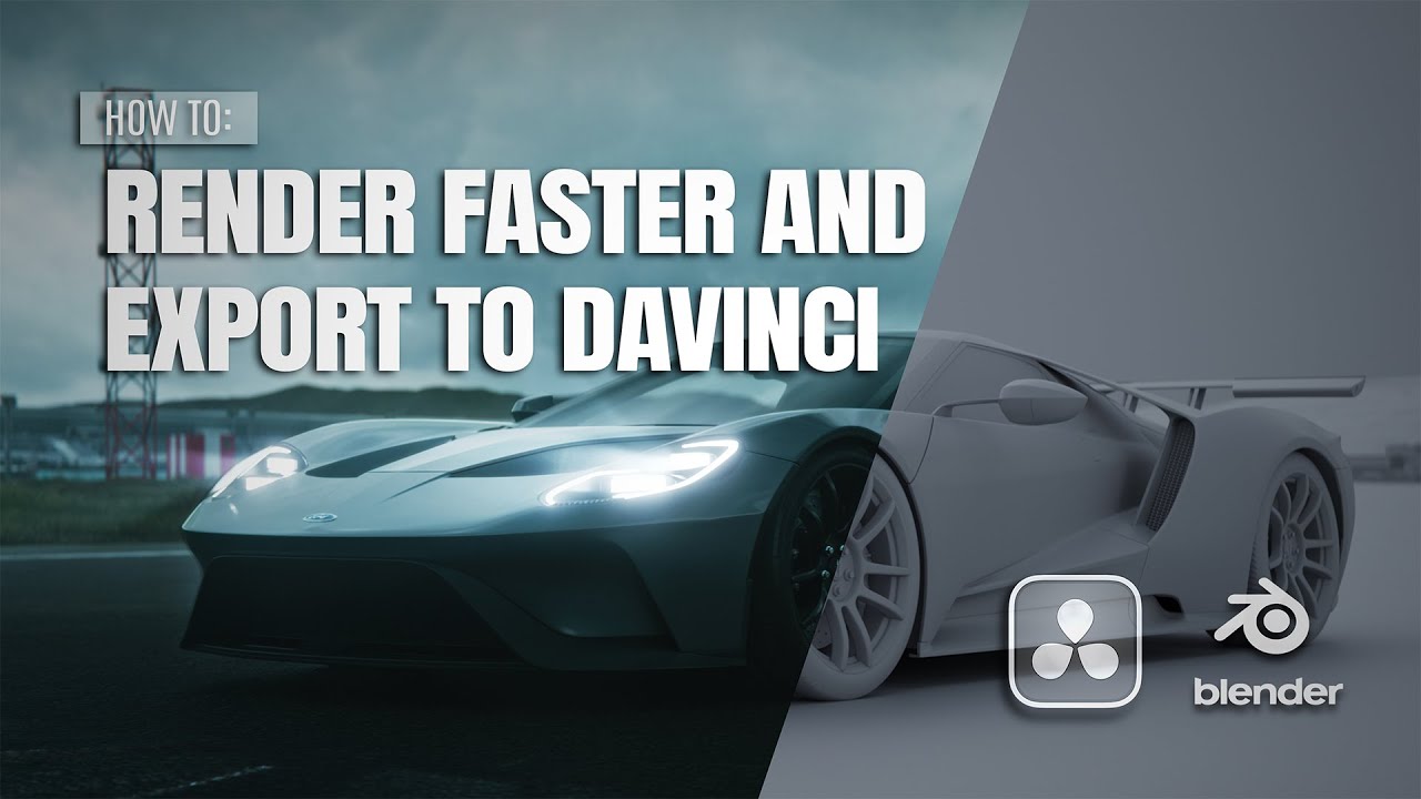 Render Faster and Export to DaVinci Resolve | Blender Tutorial - YouTube