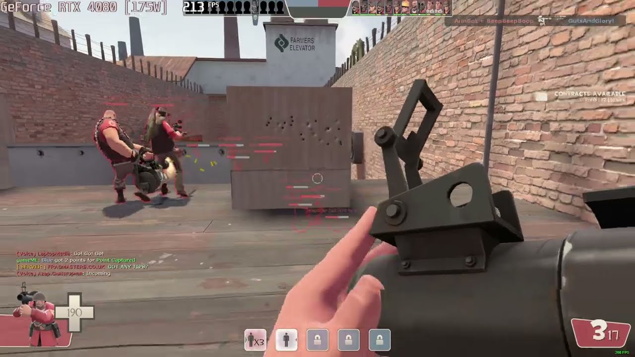 🎮 NVIDIA GeForce RTX 4080 [Laptop, 175W] - Team Fortress 2 gameplay ...