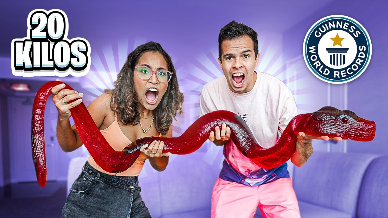 COMPRAMOS A MAIOR COBRA COMESTÍVEL DO MUNDO! - 20 KG! - (SNAKE GUMMY ...
