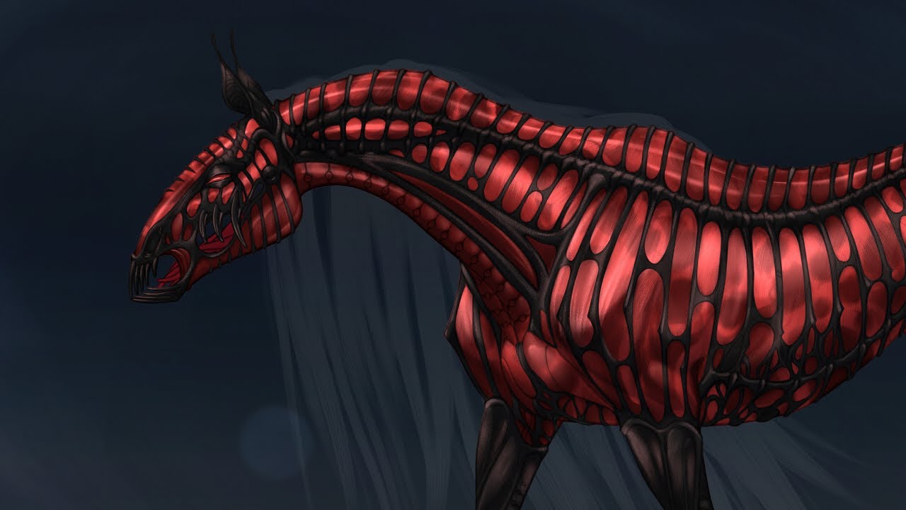 |SPEEDPAINT| Biomechanics, Biomechanical horse - YouTube