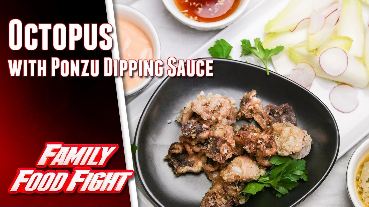 Octopus with Ponzu Dipping Sauce | Family Food Fight 2018 - YouTube