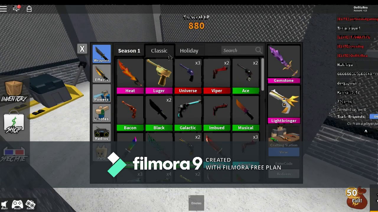 OMG!! I GOT A LUGER IN MM2 TESTING SERVER - YouTube