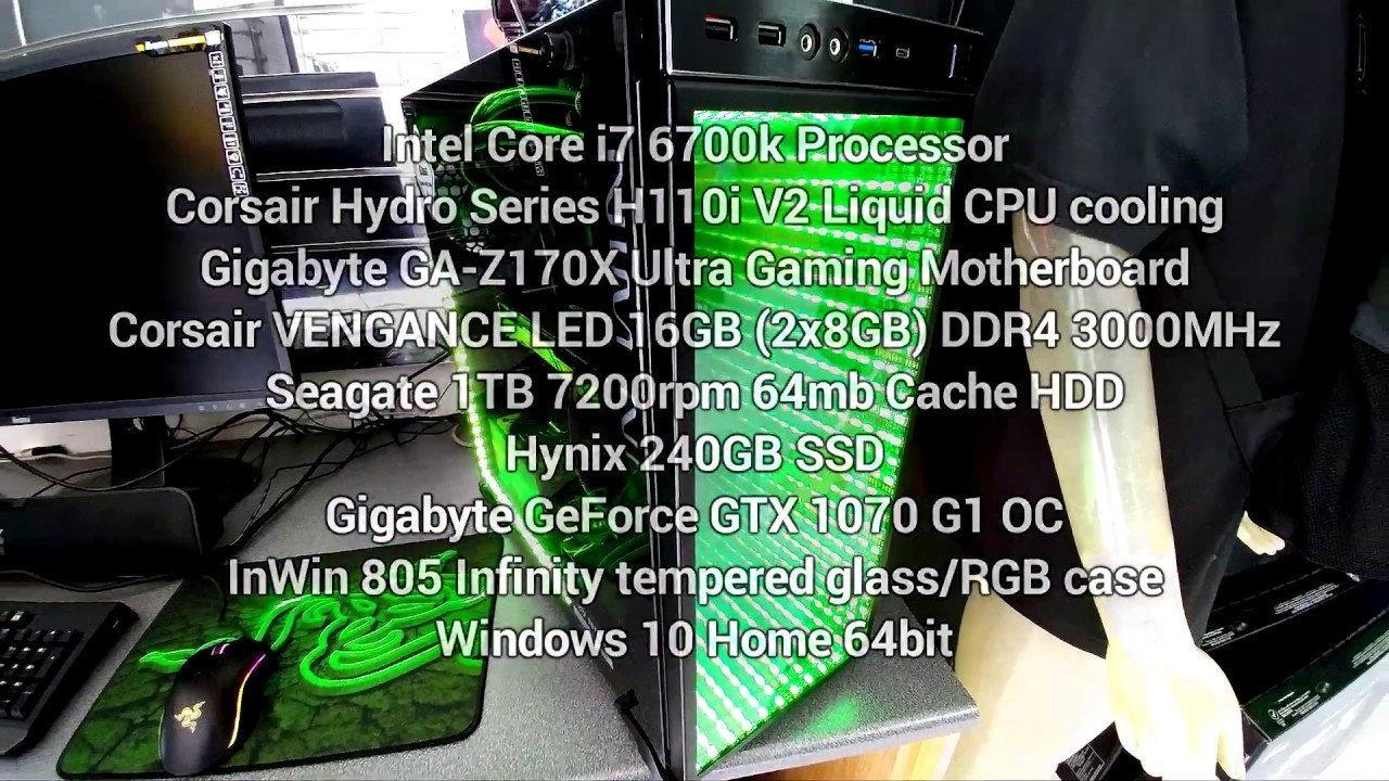 Ultra Computers - InWin 805 Infinity December custom PC Build - YouTube