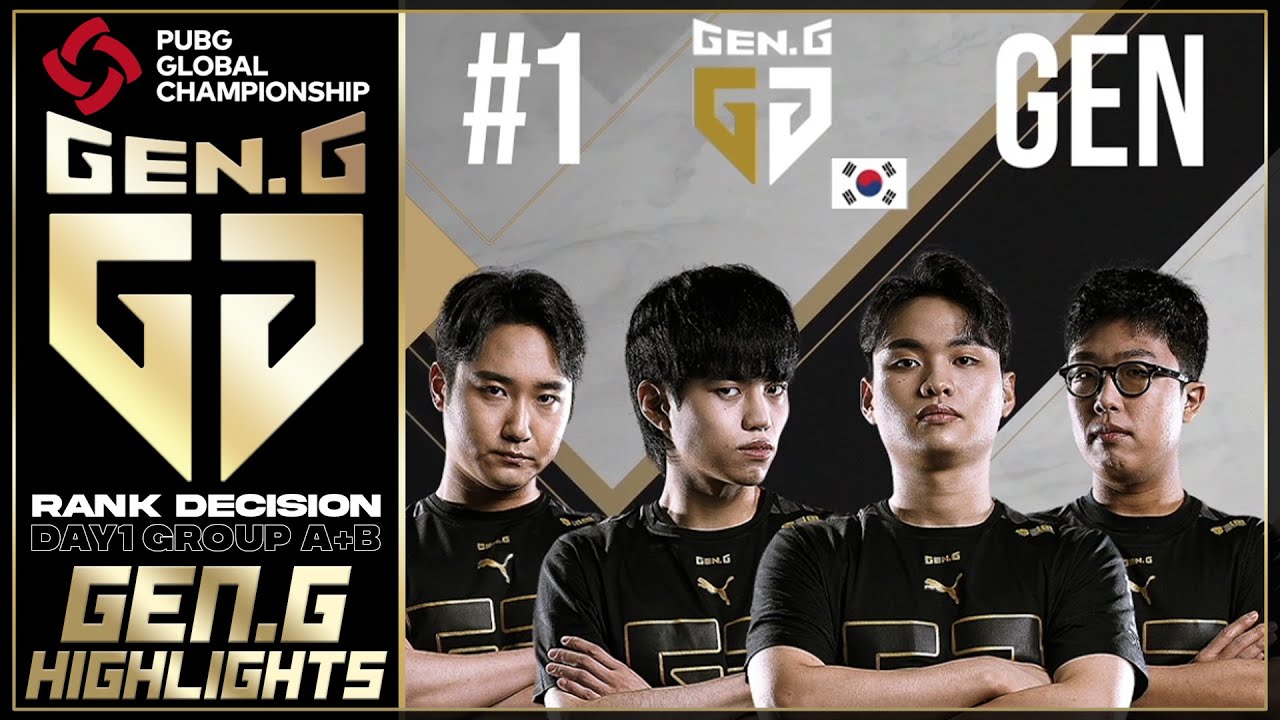 돌아온 PGC 챔피언의 위엄 대황젠지 - 배틀그라운드 세계대회 PGC 2021 순위 결정전 GEN.G HIGHLIGHTS - YouTube