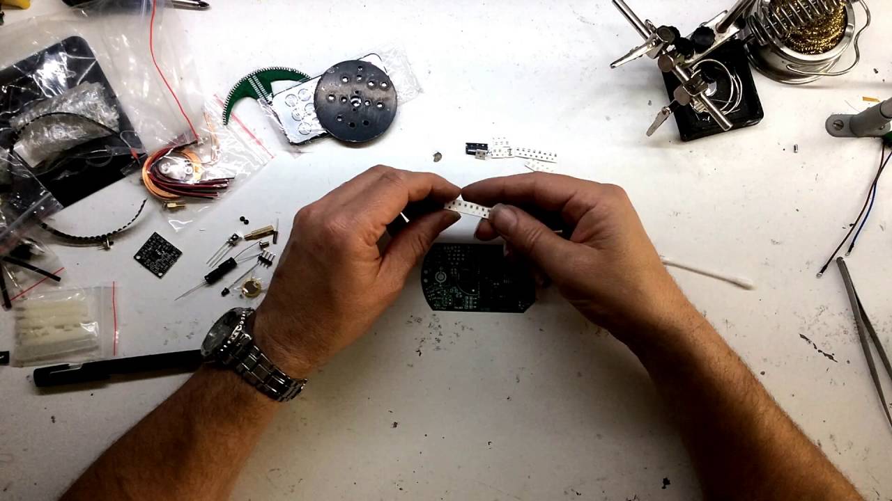 DIY Spherical Rotating LED Kit POV from Banggood.com Part 4 - YouTube