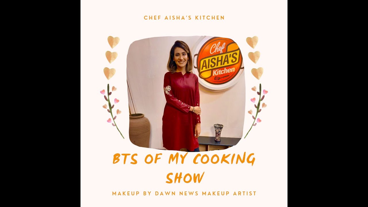 Chef Aisha's Kitchen- Makeup and BTS of Promo- Bloopers - YouTube