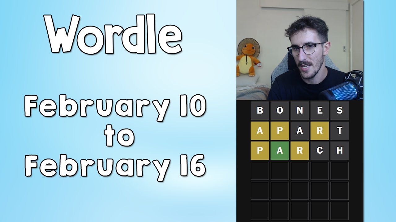Wordle: February 10 - February 16 - YouTube