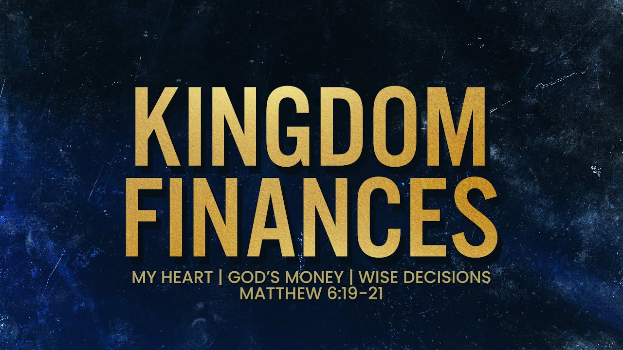 Kingdom Finances (Part 1) — CT Townsend | Matthew 6:19–21 - YouTube