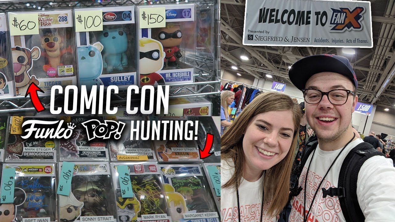 Comic Con Funko Pop Hunting! (Grails, Vaulted, FanX Spring 2019) - YouTube