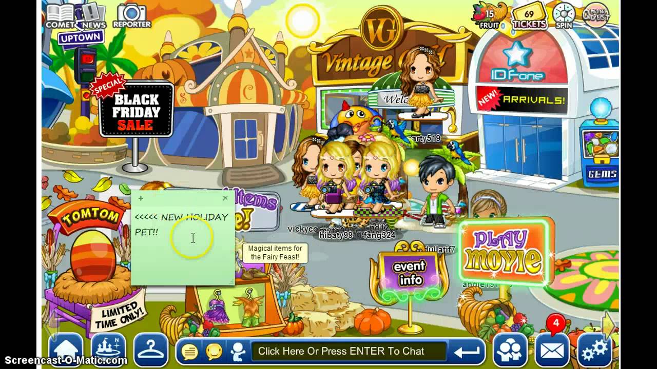 Fantage 2013 "A Very Fairy Feast!" event - YouTube
