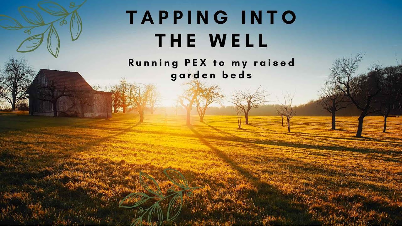 Tips and Tricks for burying PEX pipe - YouTube