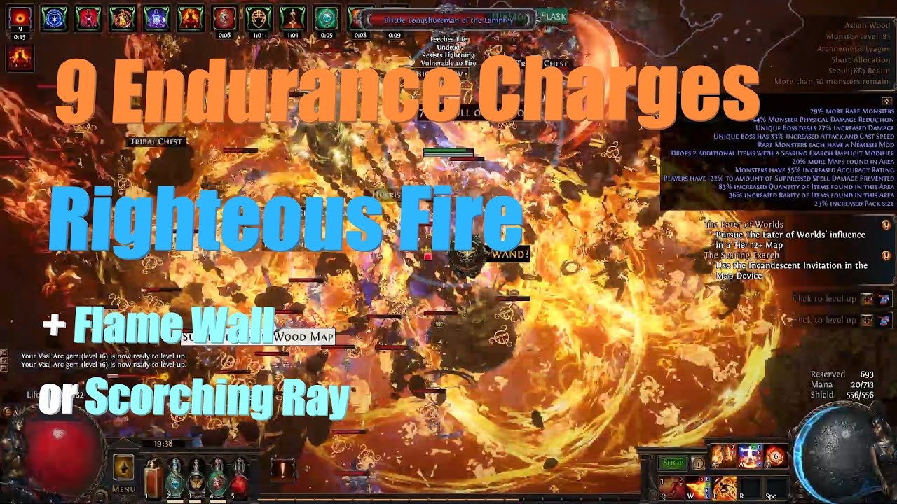 [3.17] Righteous Fire Build Test - YouTube