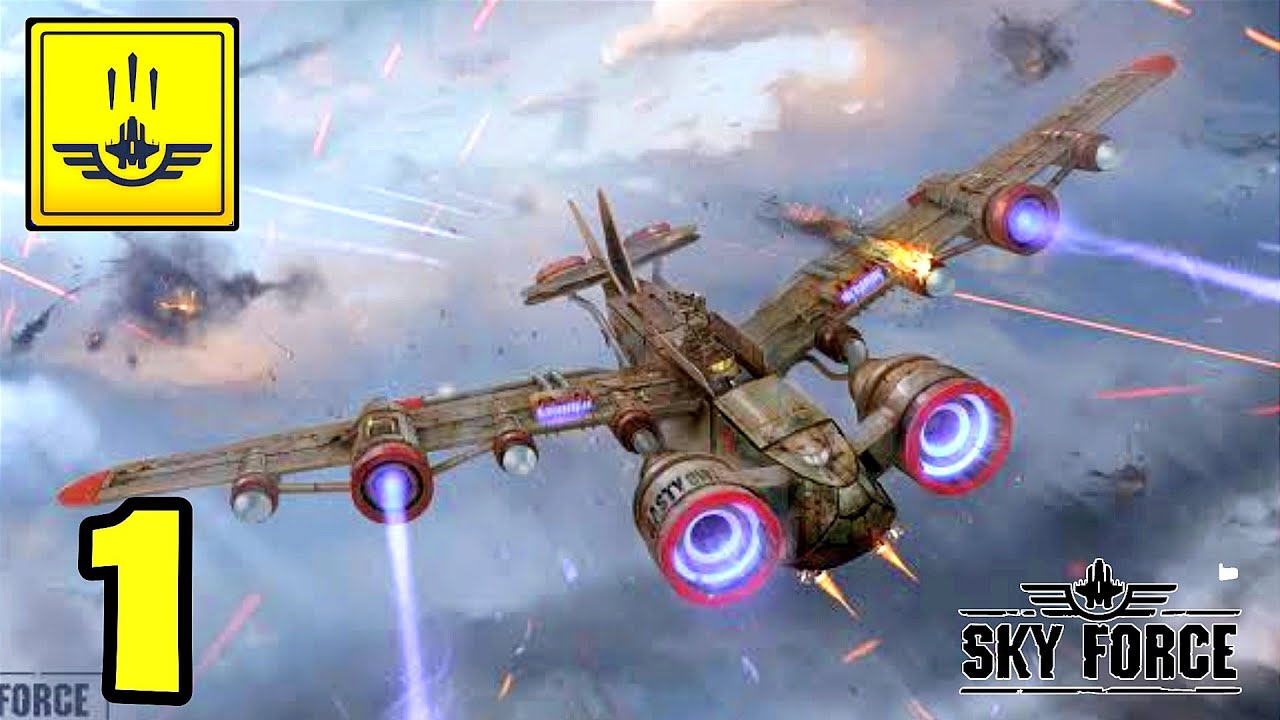 Sky Force - Stage 1 | Walkthrough Gameplay | Part-1 | (Android, iOS ...