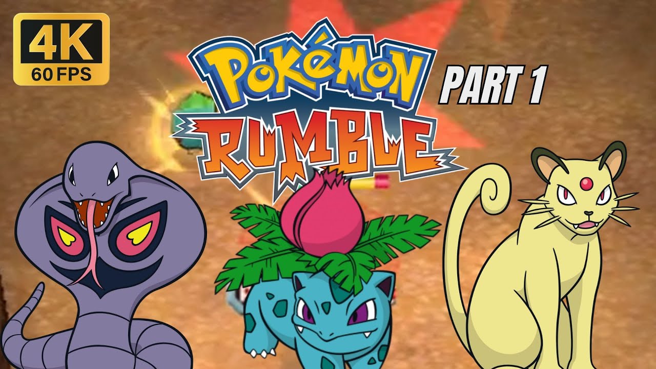 Pokémon Rumble - Part 1 (No Commentary Gameplay | 4K HD) - YouTube