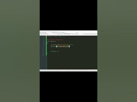 02.1 Print new line || C Programming - YouTube