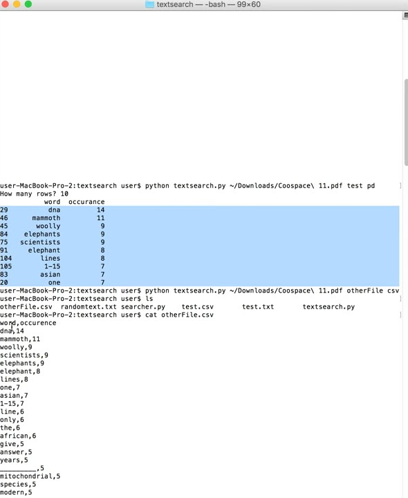 Python: Extract text from PDF file using the Terminal and Tika-Python, NLTK - YouTube