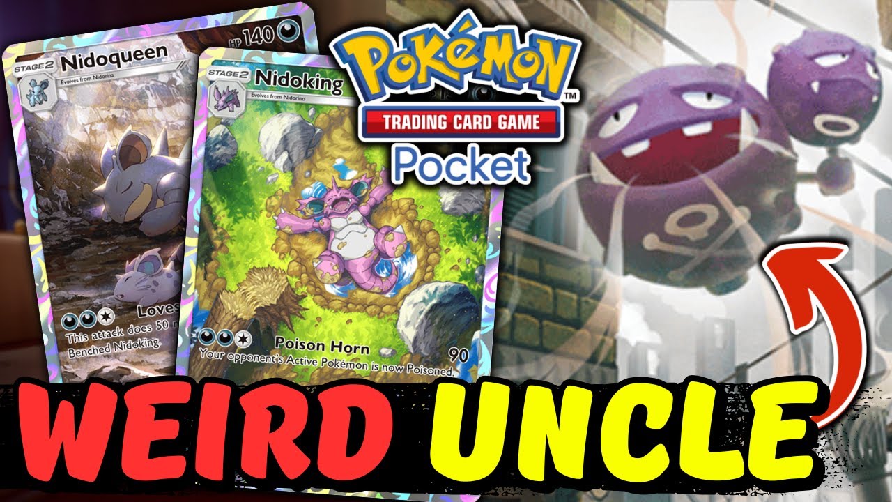 BRUTAL LOVESTRIKE! NIDOQUEEN, NIDOKING & THE WEIRD UNCLE | Pokemon TCG Pocket - YouTube