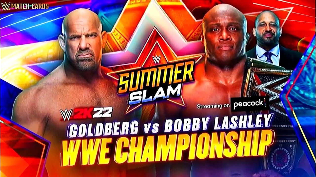 WWE SummerSlam 2021 Official Match Card V1 - YouTube