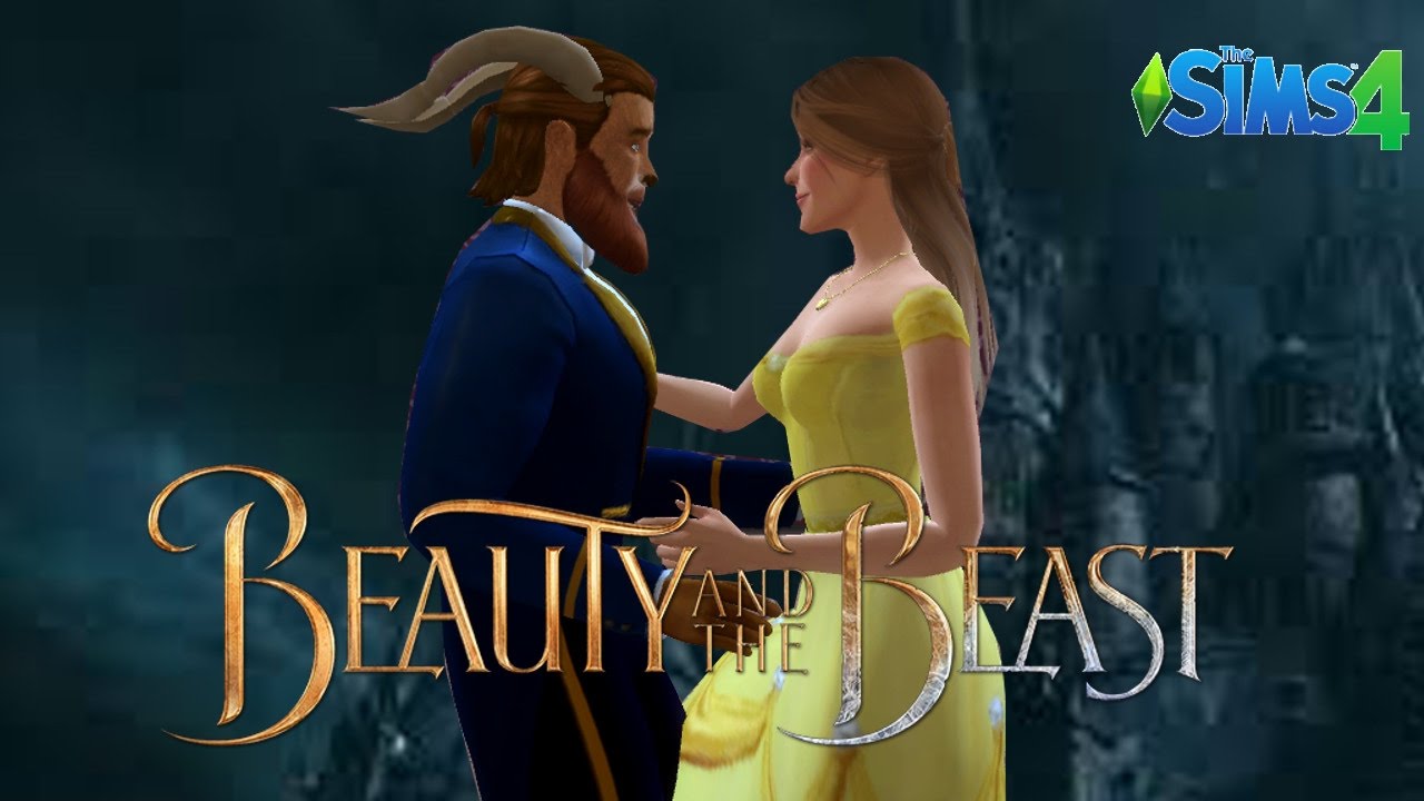 BEAUTY AND THE BEAST - SIMS 4 CAS - YouTube