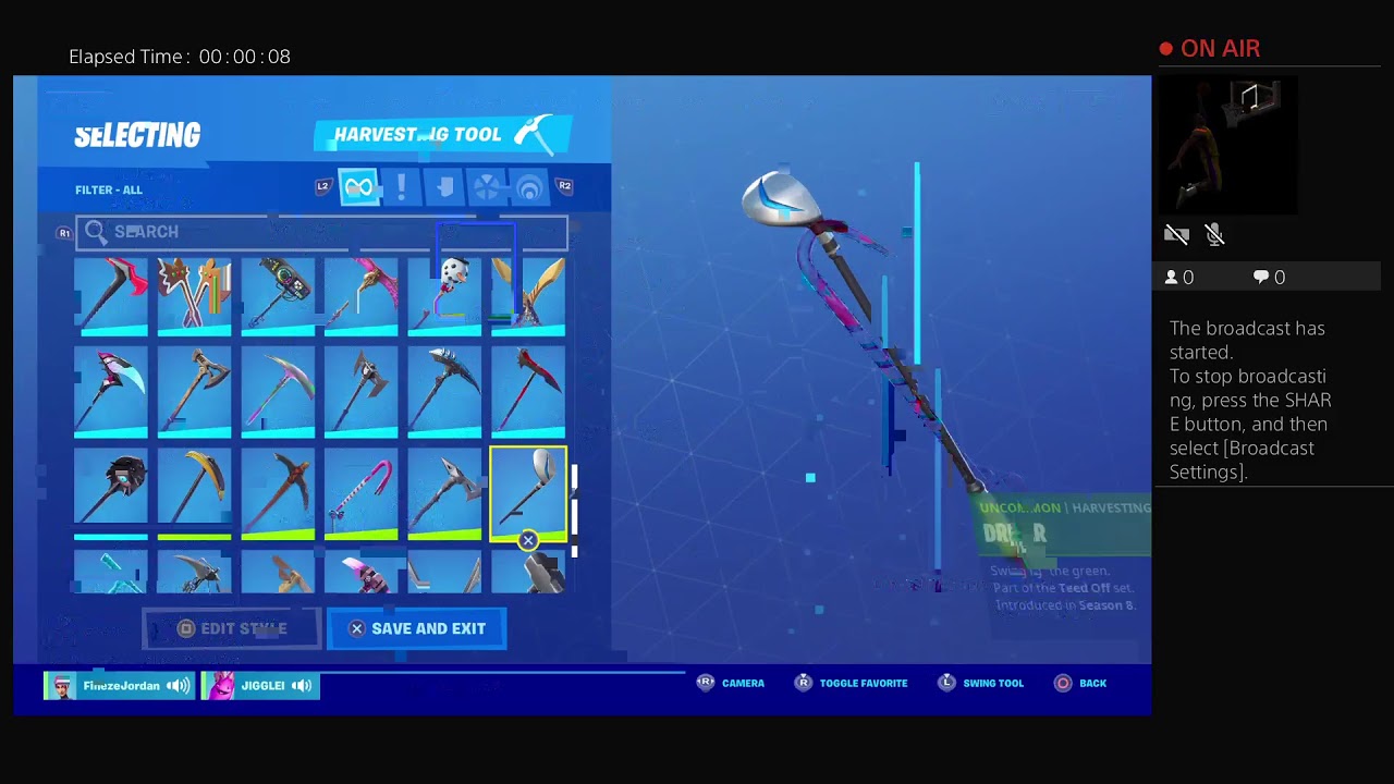 Random pickaxe challenge - YouTube