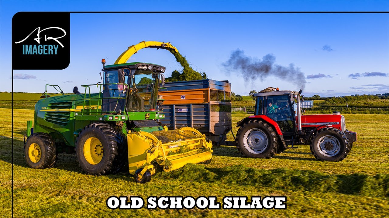 Old School Silage 2025 | John Deere 7450 | MF390T | Pure Sound - YouTube