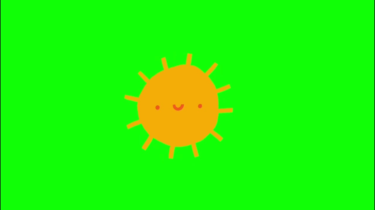 ️GREEN SCREEN EFFECTS: kawaii happy sun - YouTube
