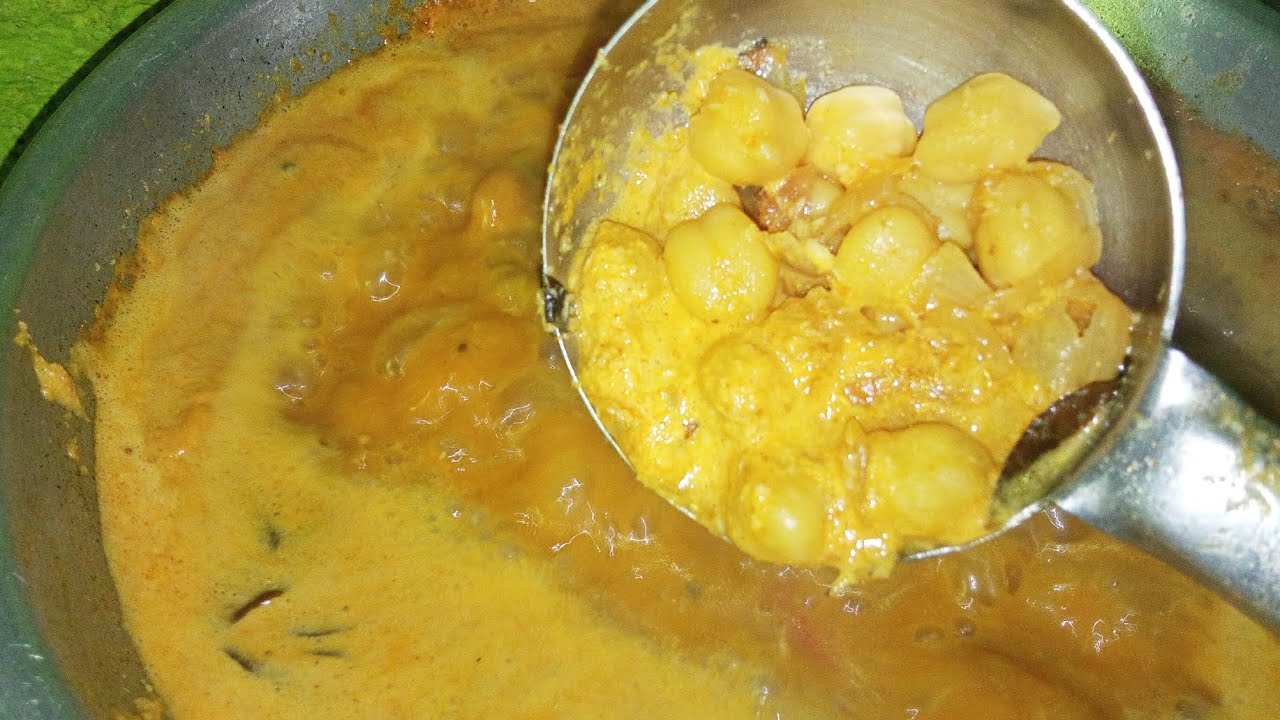 Kondakadalai Kulambu Recipe in Tamil/Sundal Kulambu/Kadalai Curry ...
