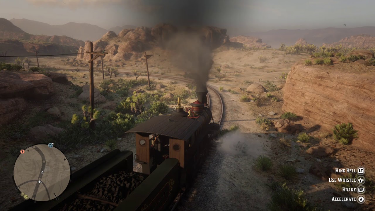 Red Dead Redemption 2 - Train Riding ( Xbox One Game Pass ) - YouTube