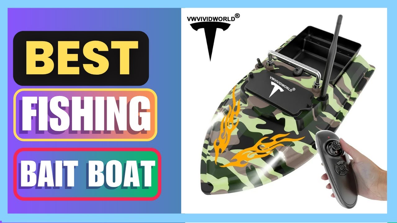 Best VWVIVIDWORLD,2024 New,RC Fishing Bait Boat,2KG - YouTube