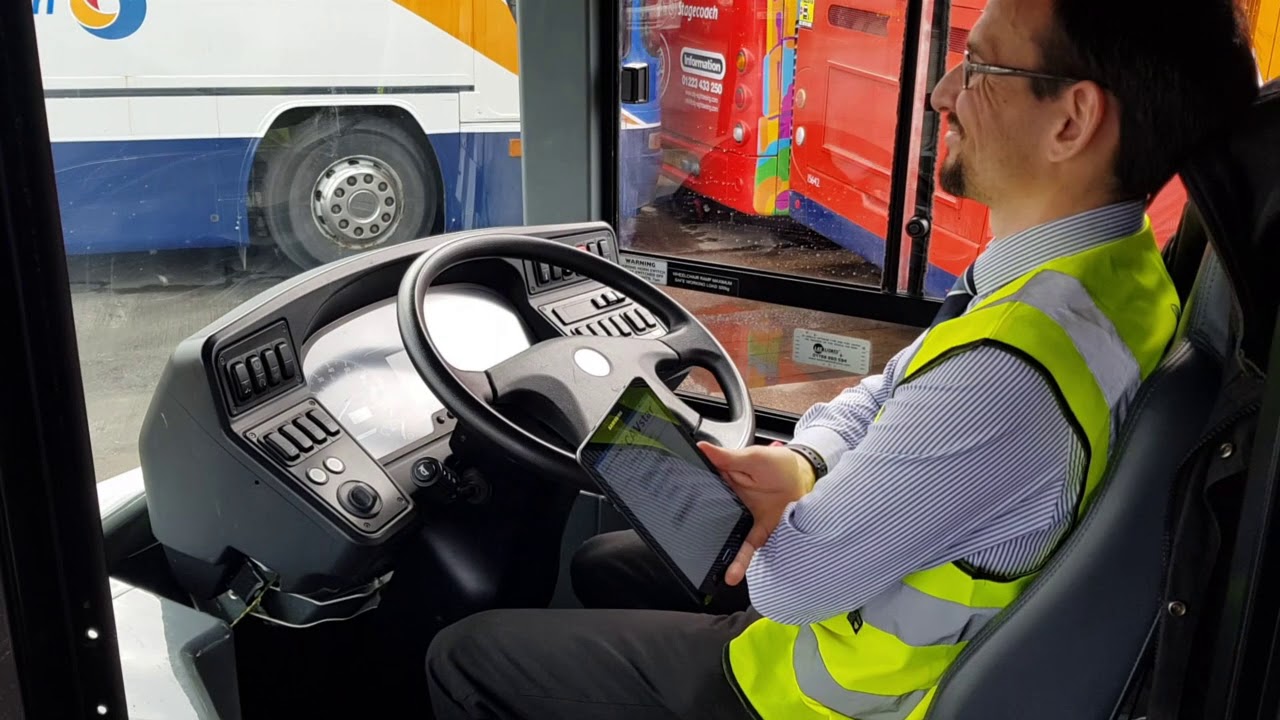 Stagecoach East Autonomous Bus Demonstration in Cambridge May 2019 ...