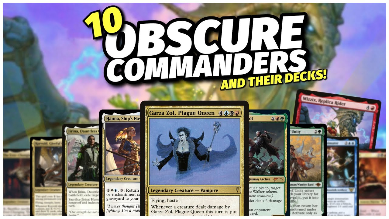 Why Are These MTG Commanders So Underplayed? | 10 Obscure Commanders - YouTube