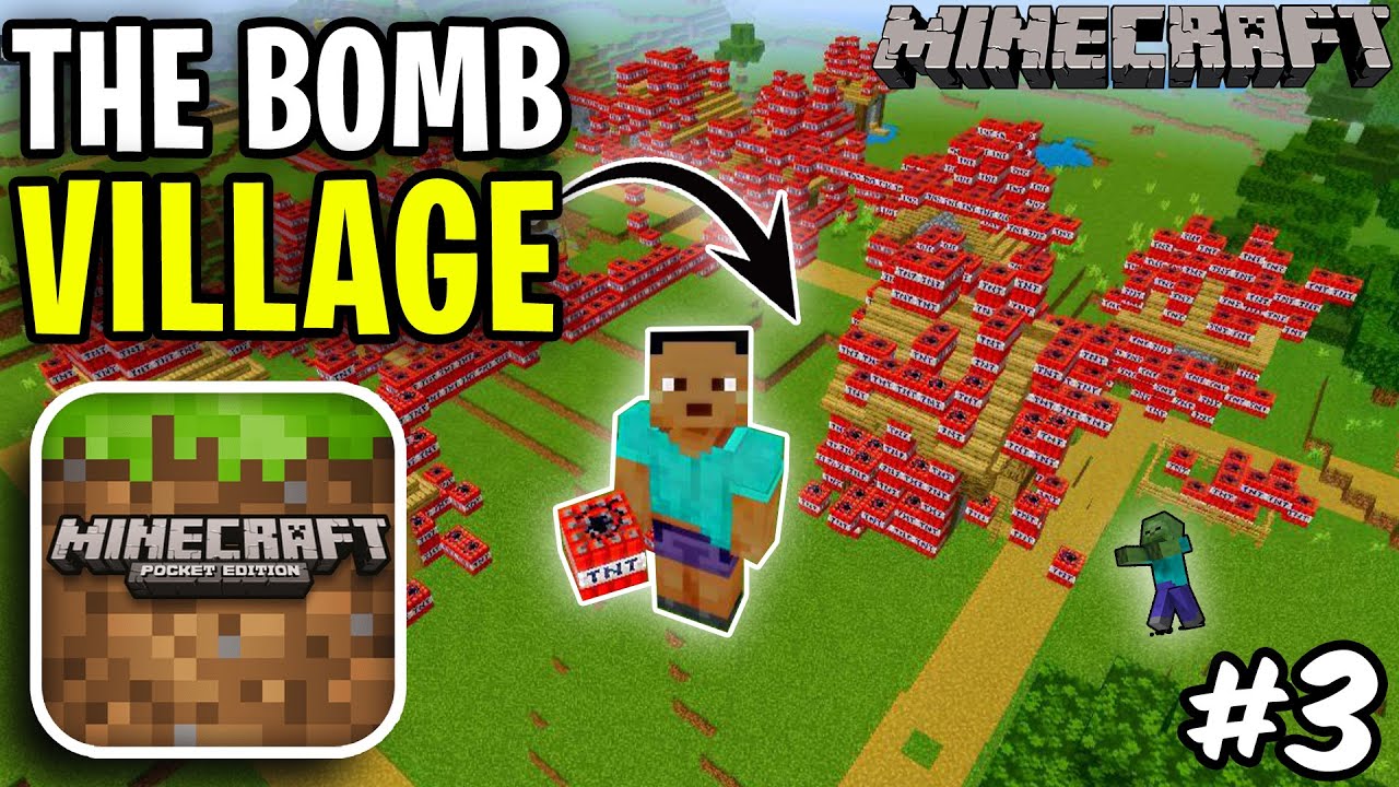 MY TNT VILLAGE IN MINECRAFT | MINECRAFT GAMEPLAY BY @1RGaming #3 - YouTube