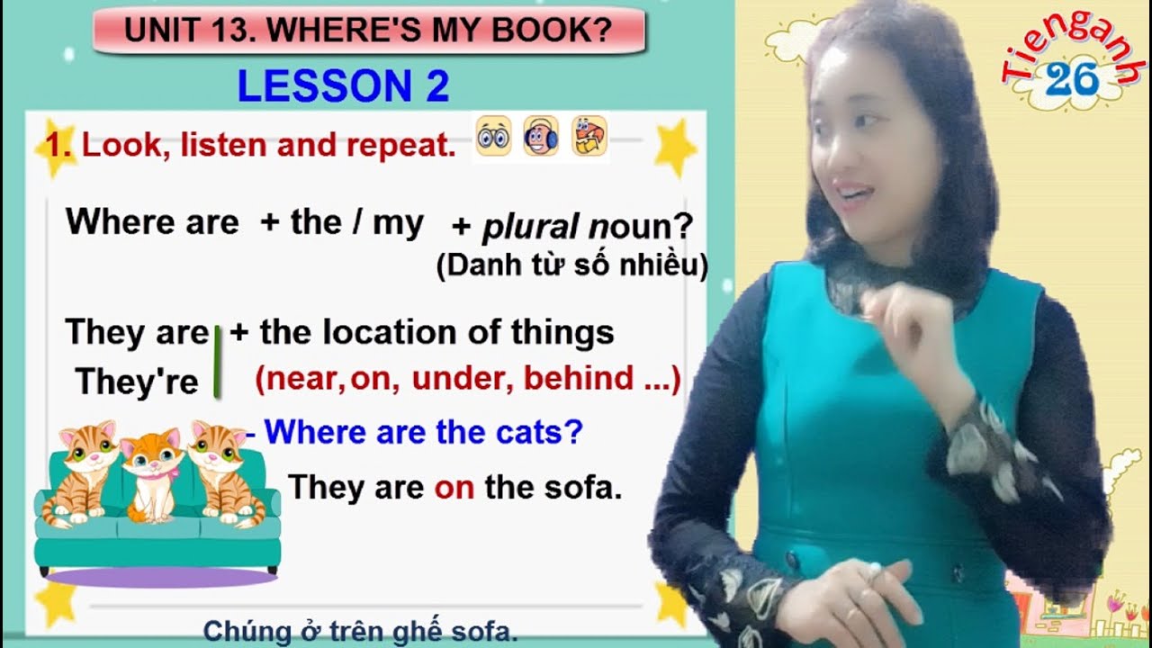 Unit 13. Where's my book? Lesson 2 - YouTube