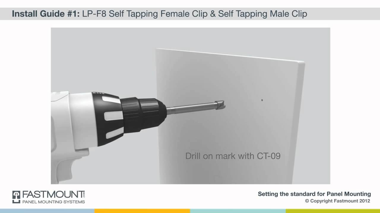 Panel Mounting Install guide #1 Fastmount: LP-F8 & LP-M8 - YouTube