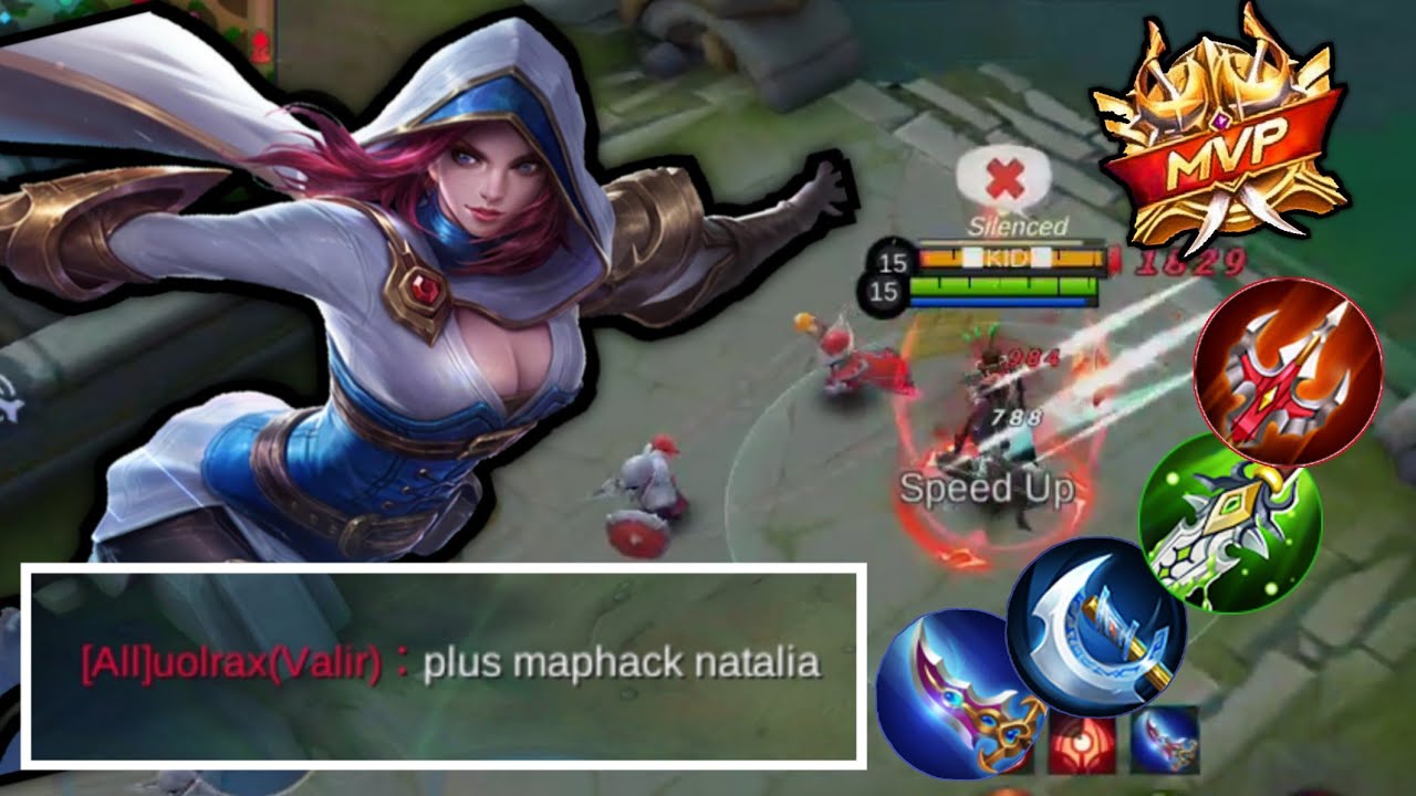 MAP HACK NATALIA? | NATALIA MONTAGE | MLBB - YouTube