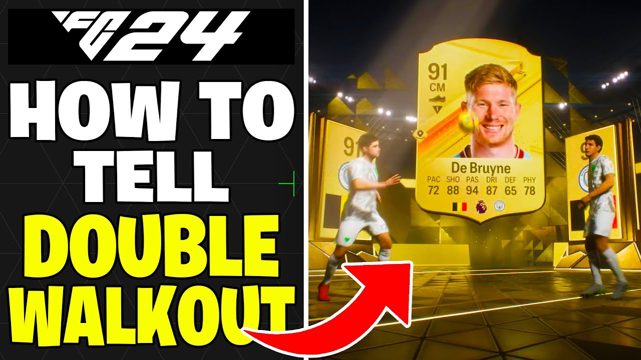 How to Tell Double Walkout in EA FC 24 - YouTube