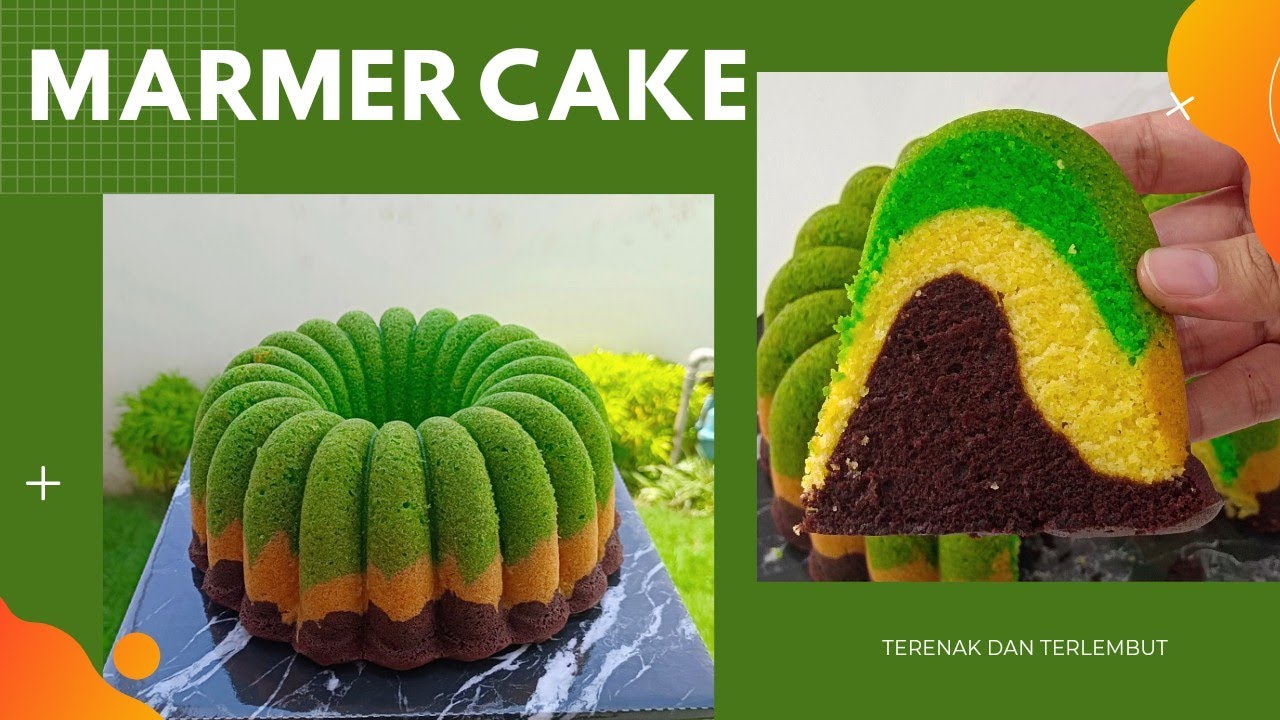 Marble cake 3 rasa spesial lebaran | marmer cake terlembut dan terenak ...