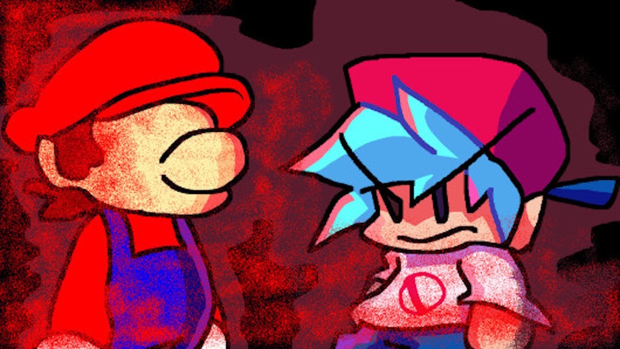 Friday Night Funkin' - Vs Faceless Mario FNF MOD - YouTube