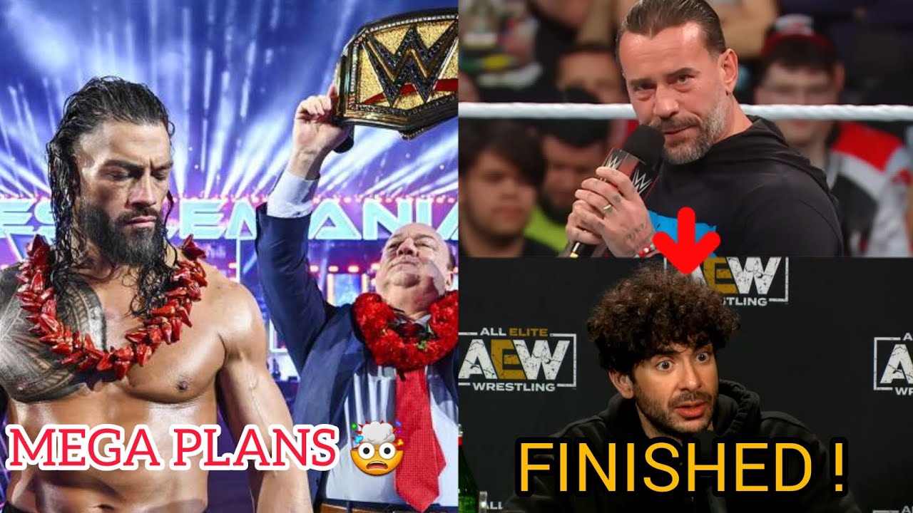 OMG🤯ROMAN REIGNS MEGA PLANS REVEAL!. AEW IS FINISHED - YouTube
