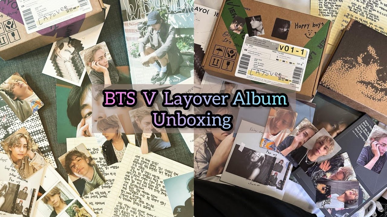 Unboxing BTS V Album Layover | #taehyung #unboxing #v #bts #layover # ...