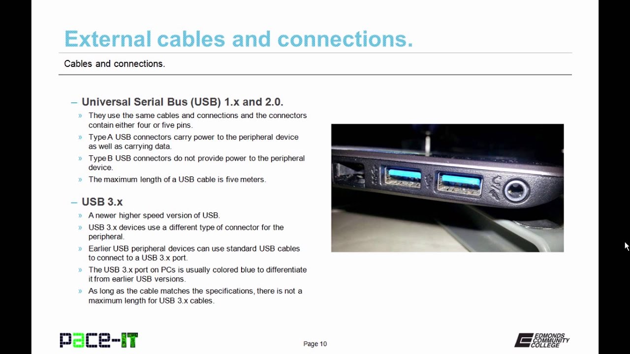 Pace-IT: Cable and Connections - YouTube