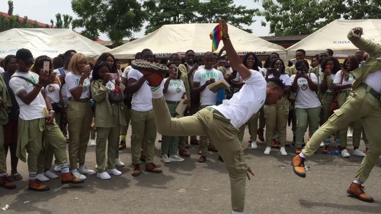 NYSC Members Dancing To 10/10 Correct - YouTube