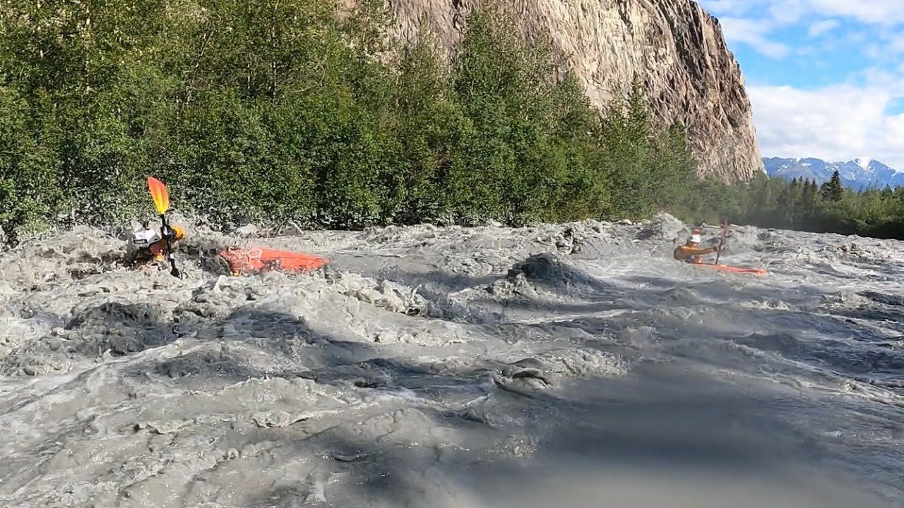 Matanuska Lions Head White Water Kayaking 20,000cfs - YouTube