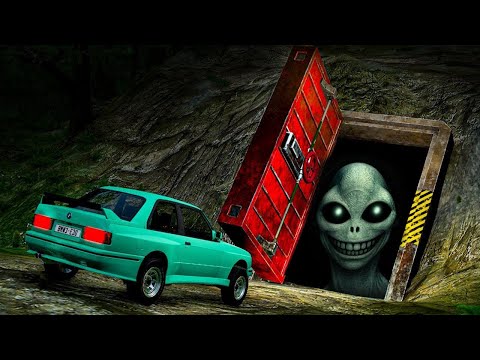 Cars Exploring HAUNTED Underground Bunkers - BeamNG.drive