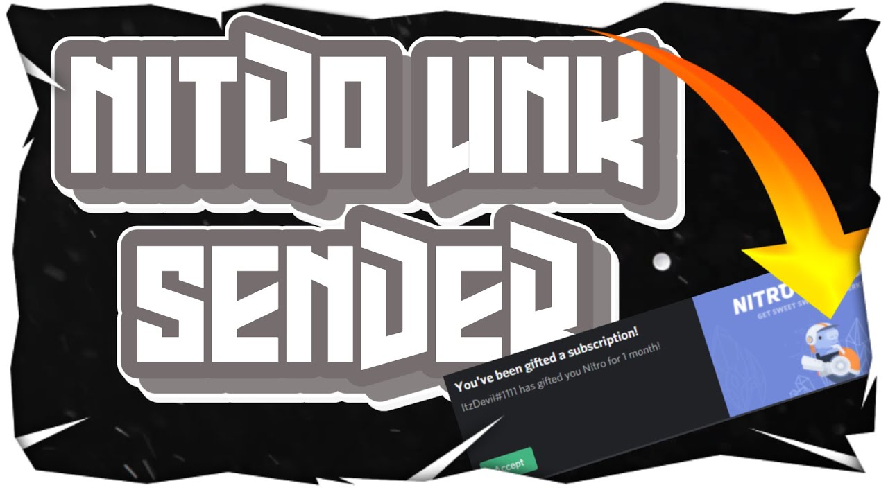 Discord Nitro Link Sender Bot LEGIT 100% - YouTube